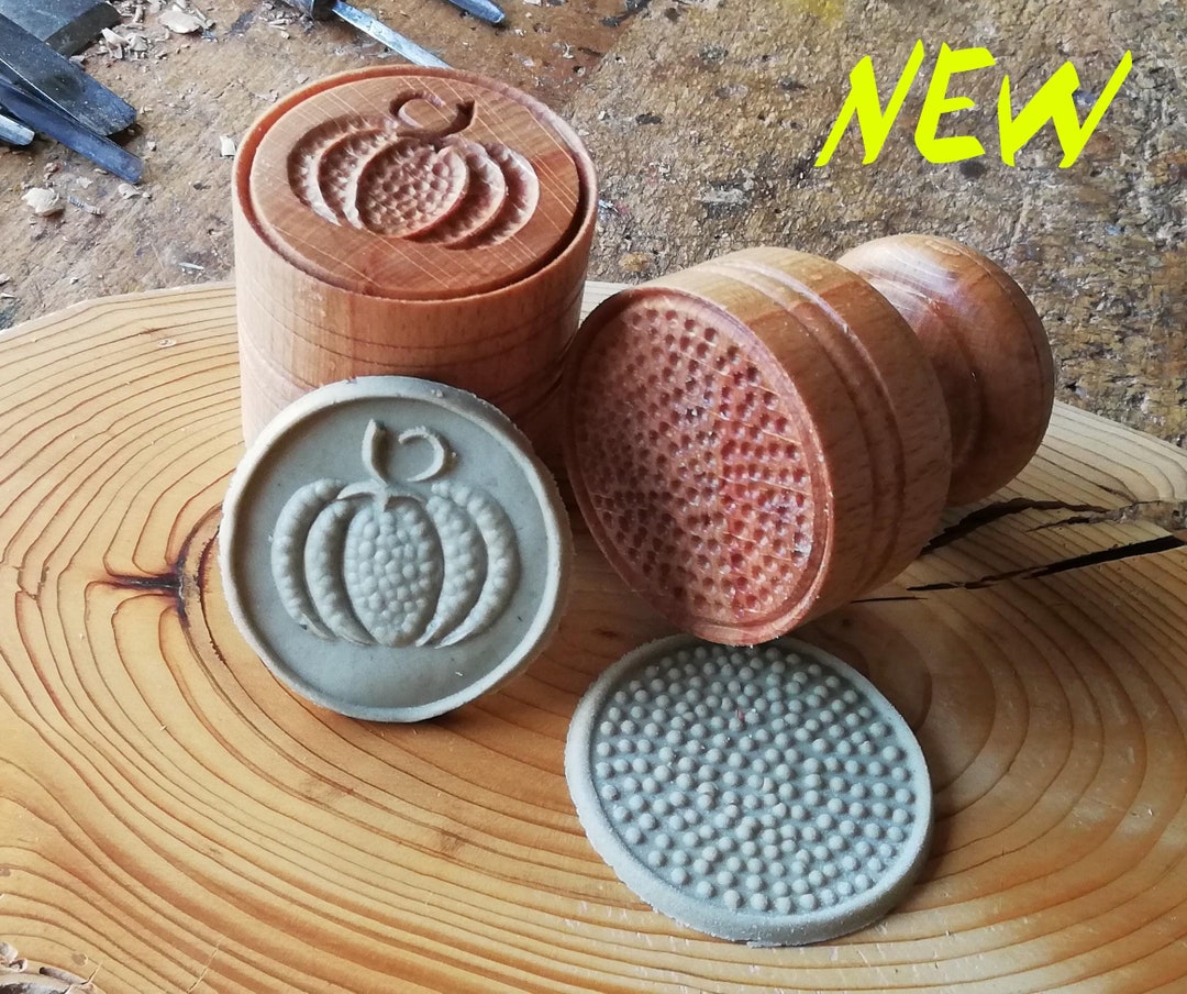 PUMPKIN Corzetti Pasta Stamp, Freehand Carved, in Fine Beech Wood Made ...