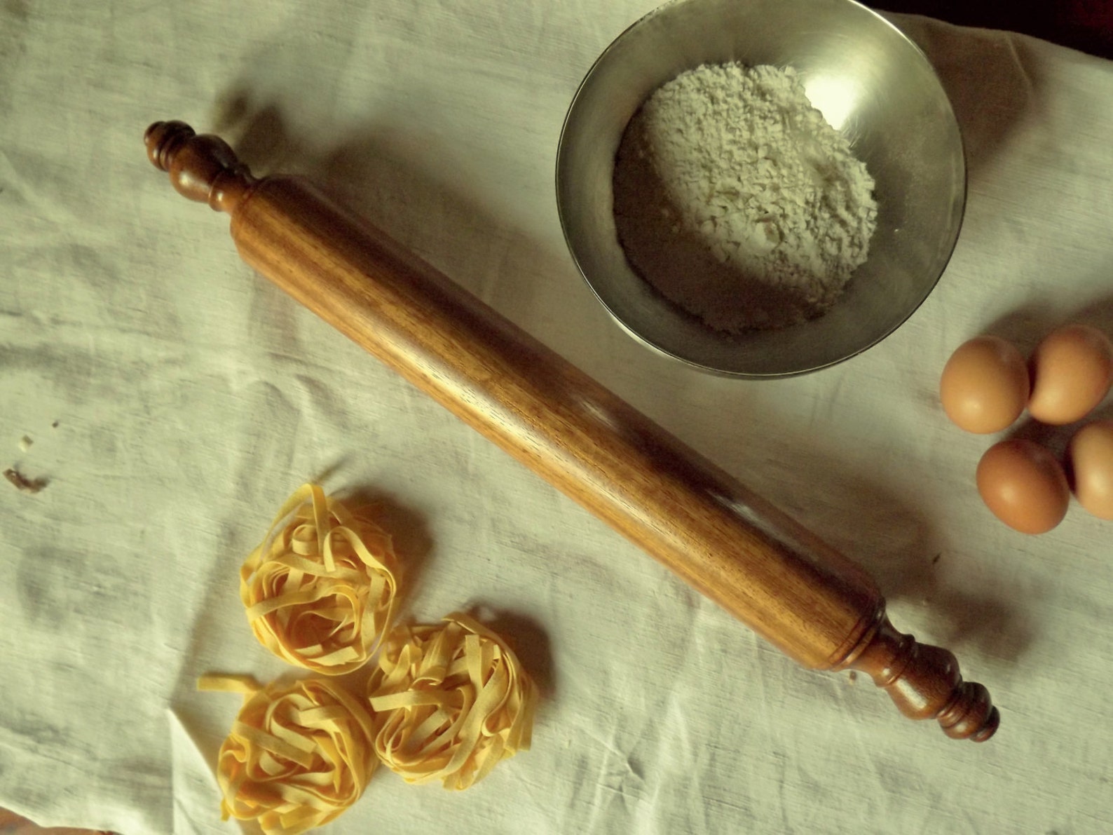 Rolling Pin, Rolling Pin, Pasta Maker Matterello, Pizza Pin, Mahogany ...