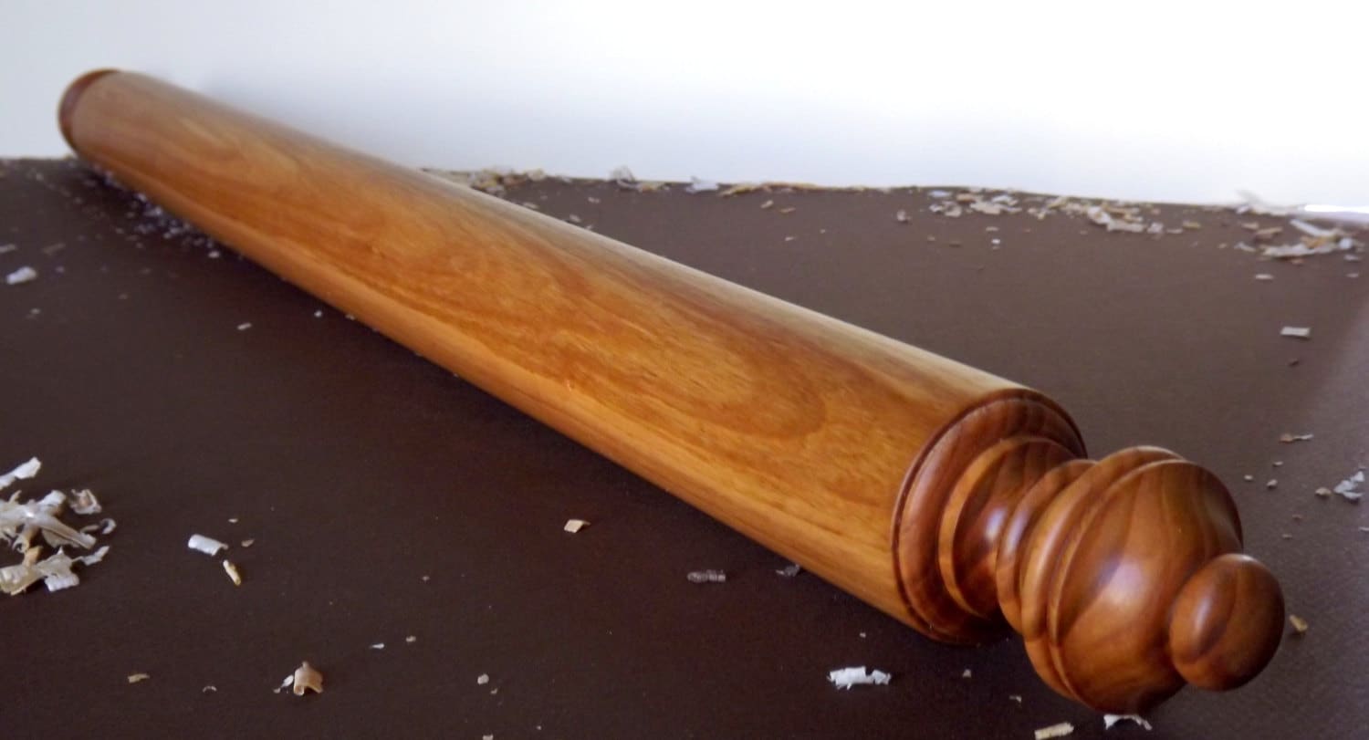 Rolling Pin Italian Mattarello Pasta Pizza Pin Matterello | Etsy