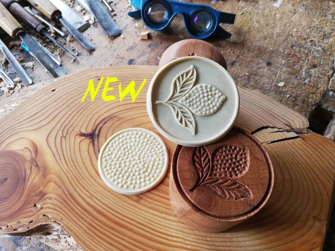 LEMON Corzetti Pasta Stamp, Freehand Carved, in Fine Beech Wood Made ...