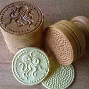 Octopus Corzetti Pasta Stamp Made in Fine Beech Wood From the Tuscan ...