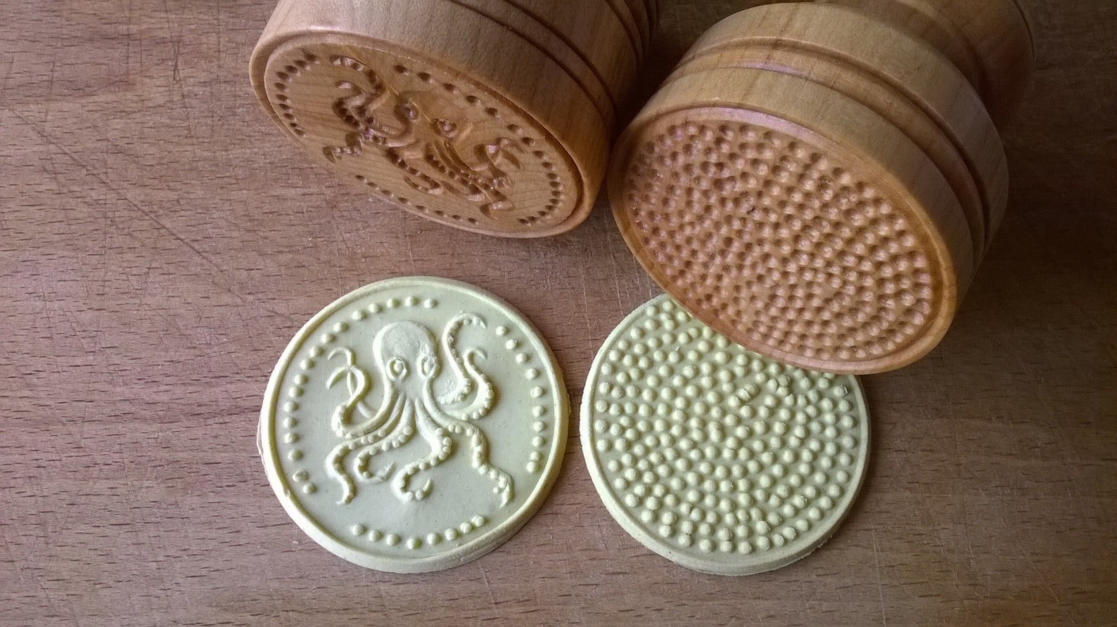 Octopus Corzetti Pasta Stamp Made in Fine Beech Wood From the - Etsy