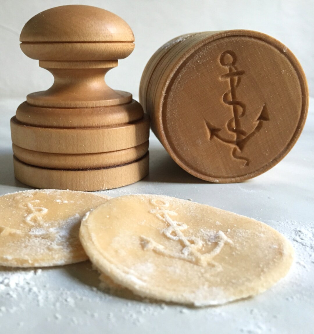 CORZETTI PASTA Stamp = 1 Handle + 1"renaissance Anchor" Stamp ...
