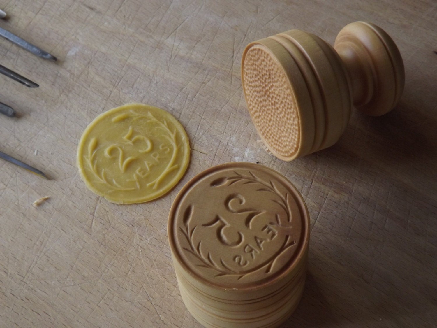 CORZETTI PASTA Custom Stamp = 1 Handle + 1"your Anniversary Date ...