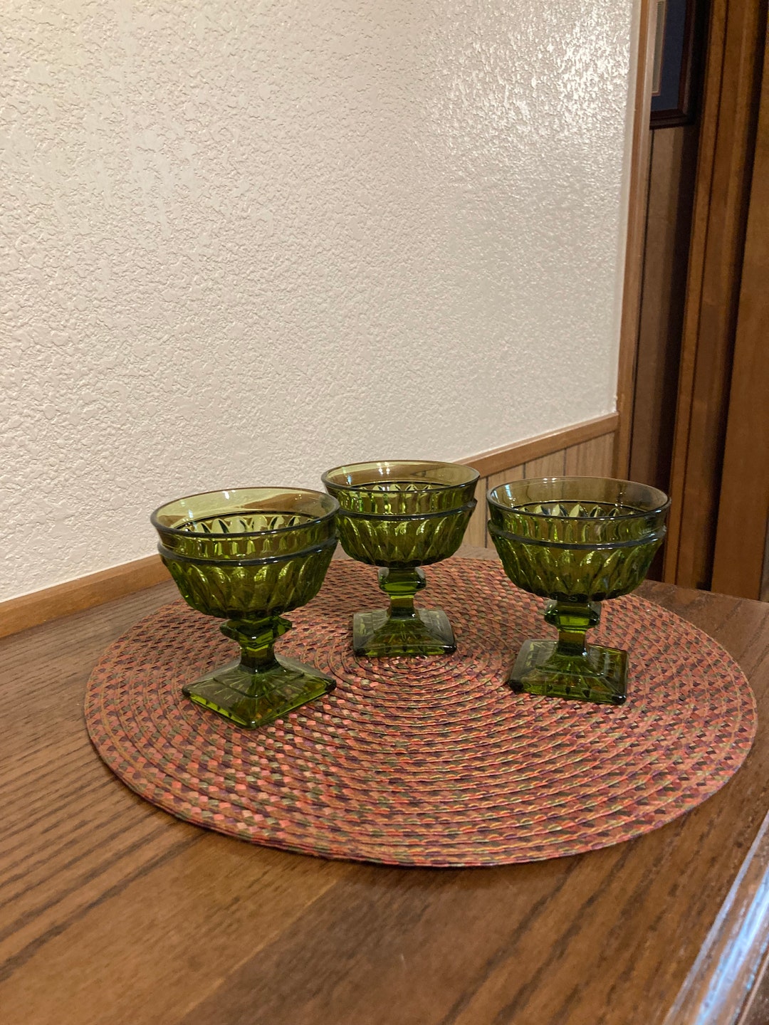 Green Pudding Cups Stemmed - Etsy