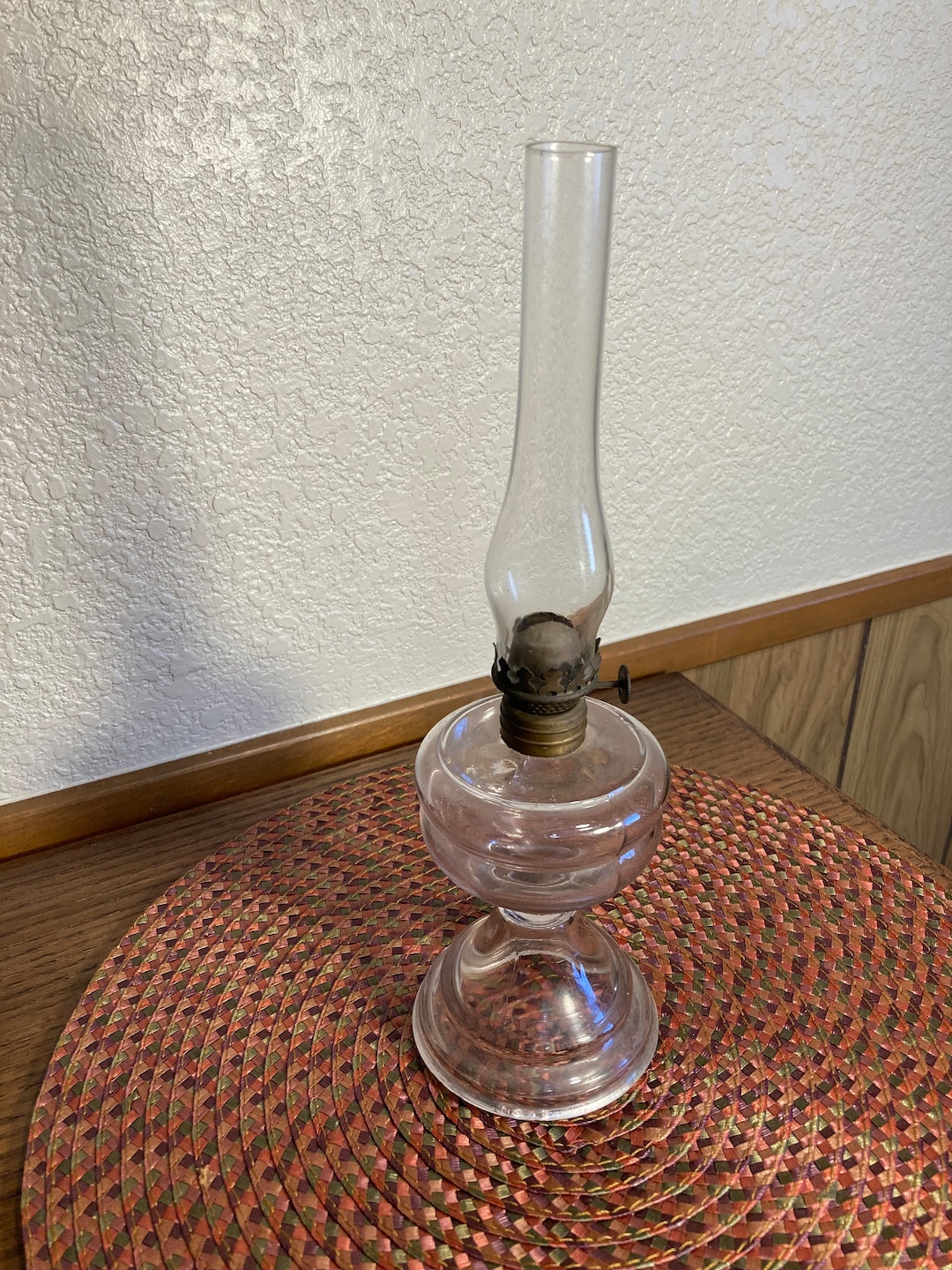 Small Vintage Oil Lamp - Etsy