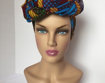 African Head Scarf - Etsy