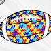 Autism PDF PNG JPG - Autism Football Design - Sublimation Clipart ...
