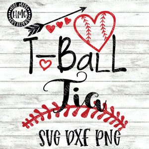 T-ball Aunt Tia SVG DXF PNG Baseball Aunt T-ball Tia Design Digital ...
