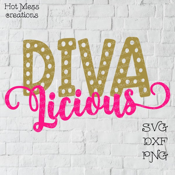 Diva Svg - Etsy