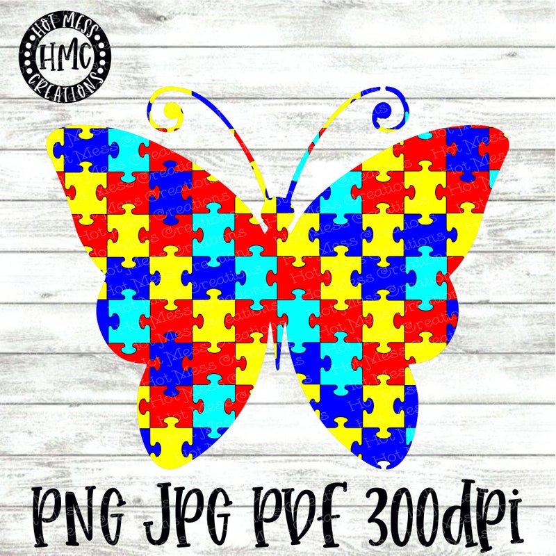 Autism Butterfly - Etsy