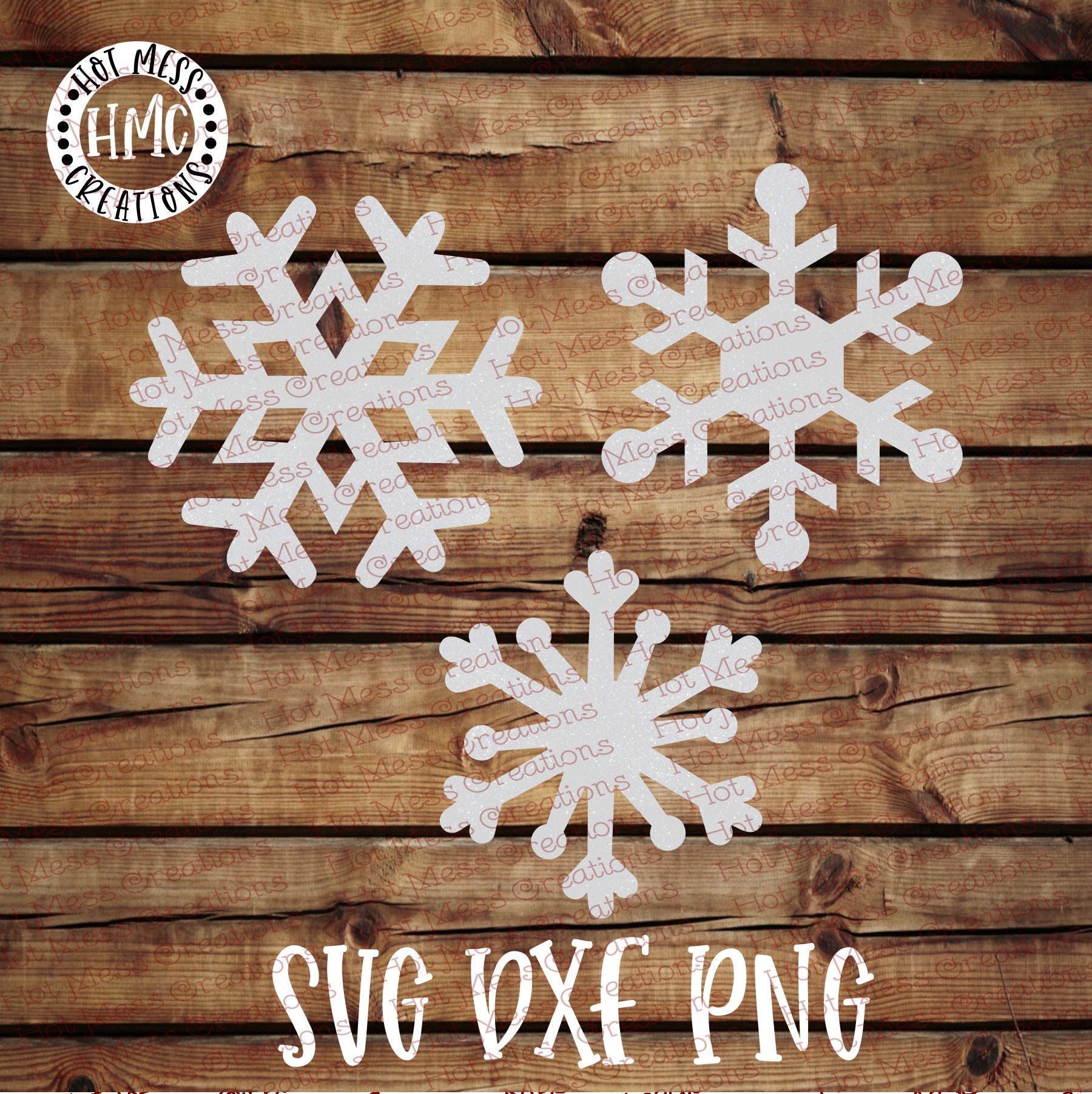 Snowflakes SVG DXF PNG Digital Download | Etsy UK