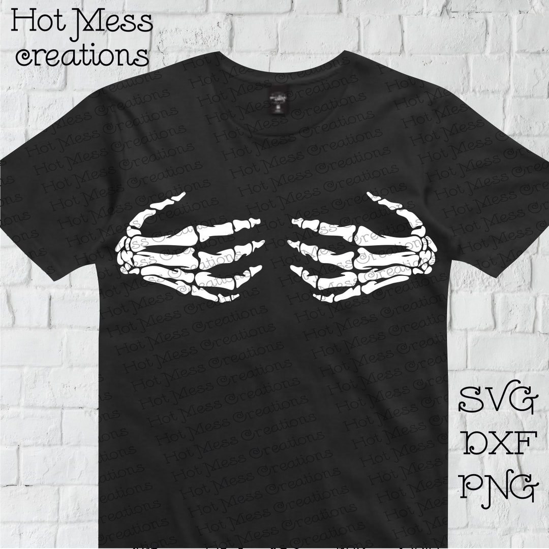 Skeleton Hands SVG DXF PNG Halloween Design Halloween - Etsy