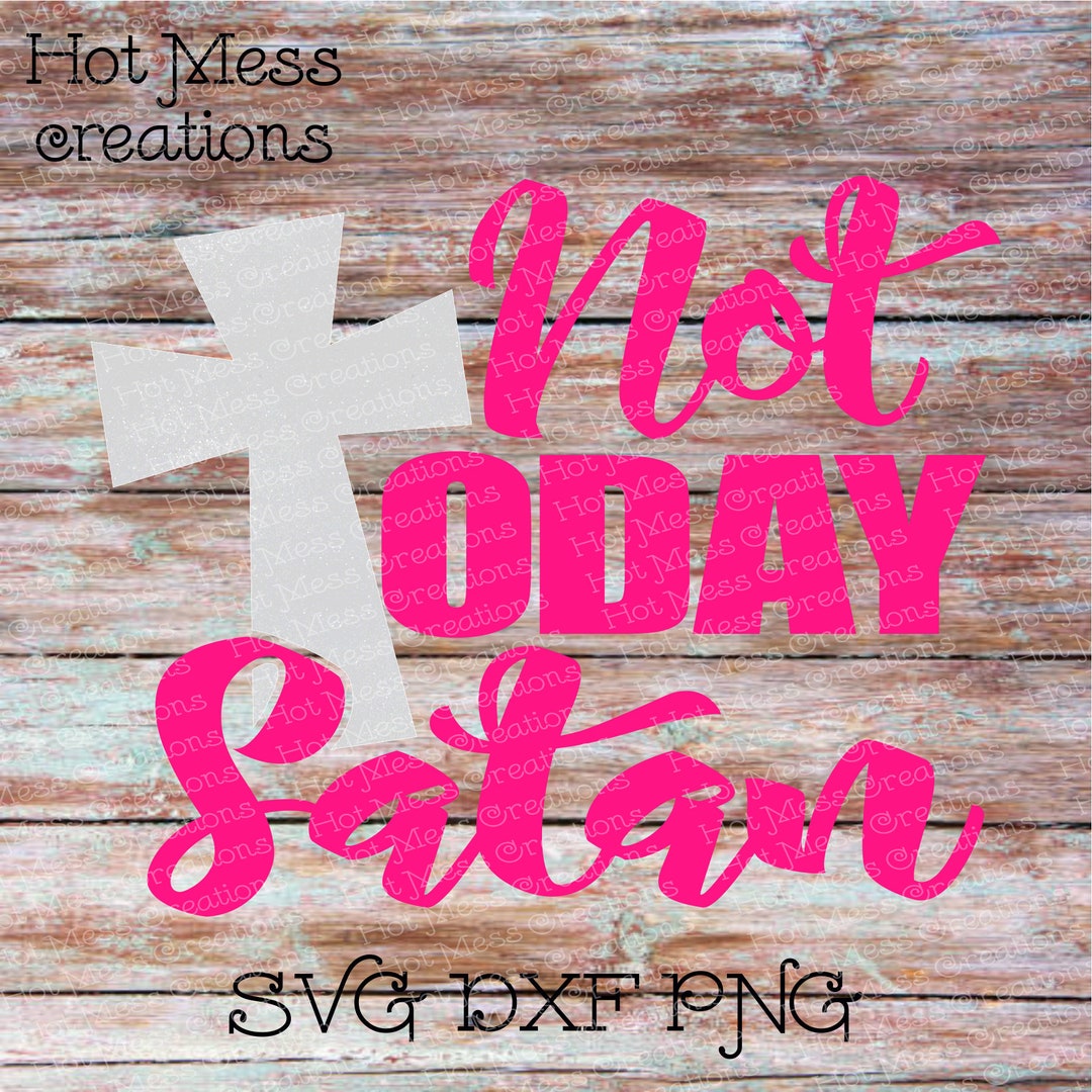 Satan SVG DXF PNG - Religious Design - Cross Svg - Etsy