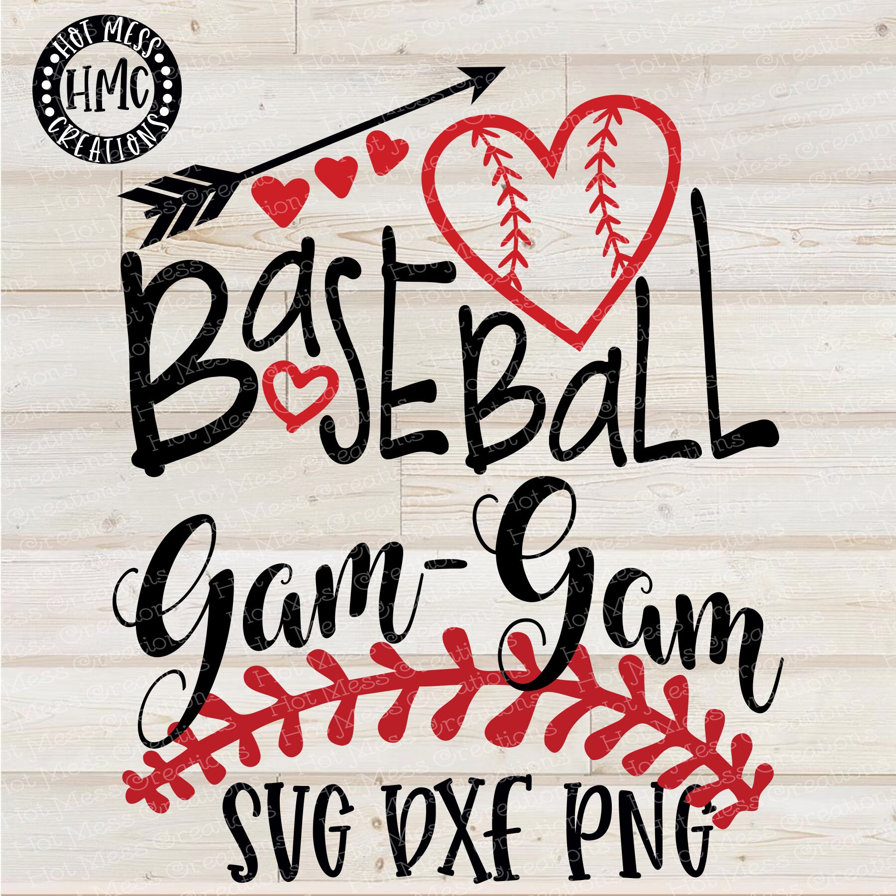 Baseball SVG DXF PNG Baseball Grandma Baseball Gam-Gam | Etsy
