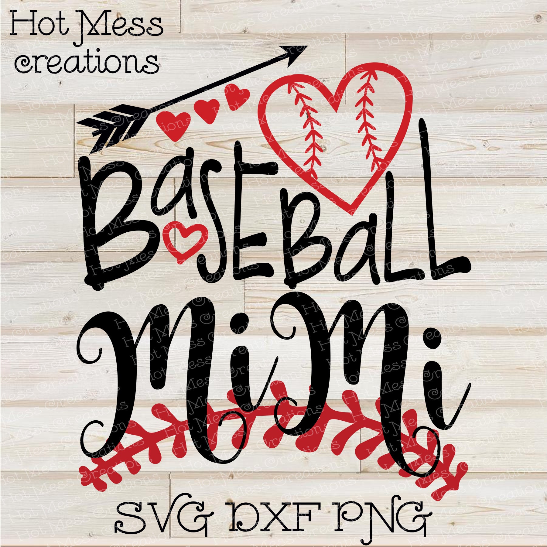 Baseball SVG DXF PNG Baseball Grandparent Baseball Mimi - Etsy