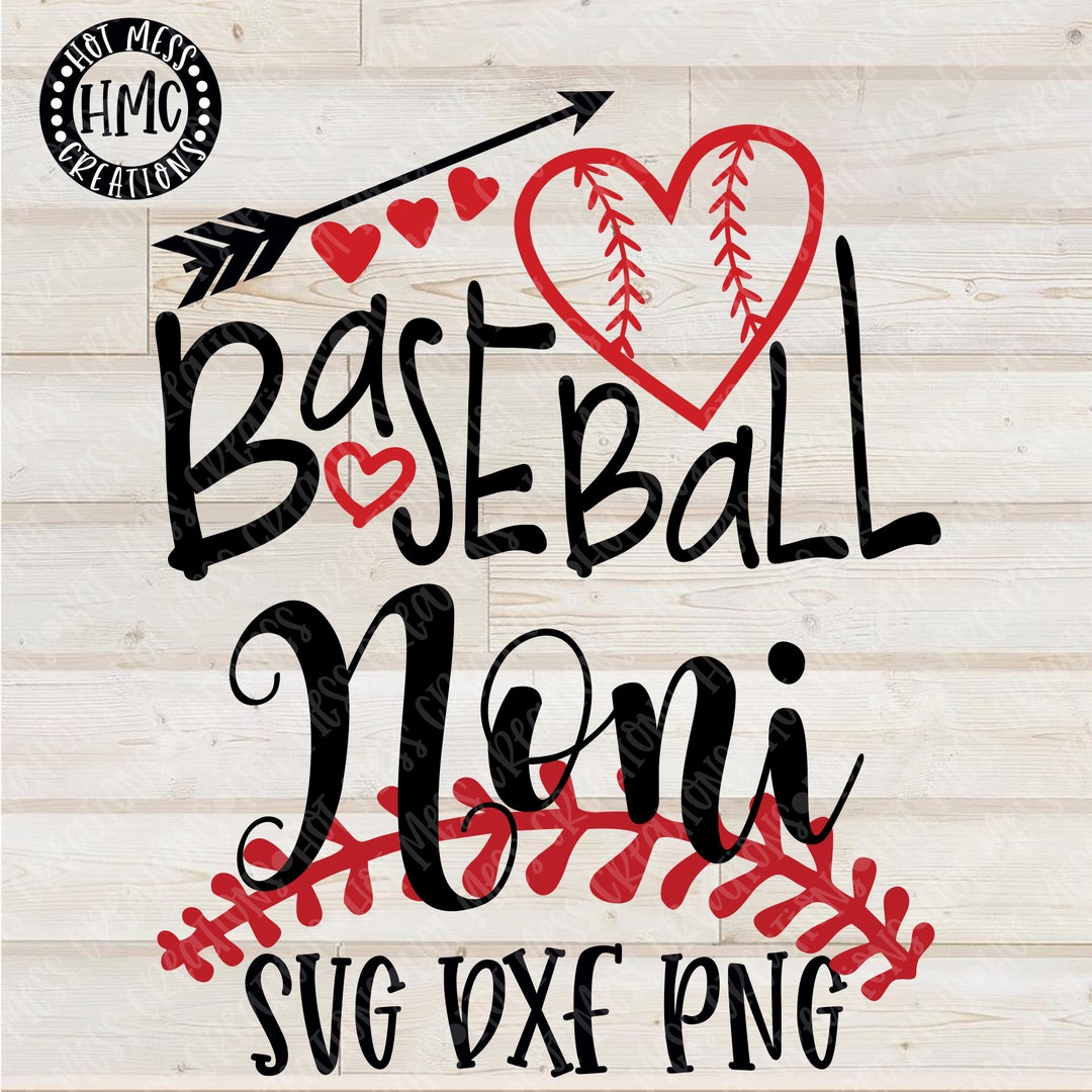 Baseball SVG DXF PNG - Baseball Noni - Digital Download File - Etsy