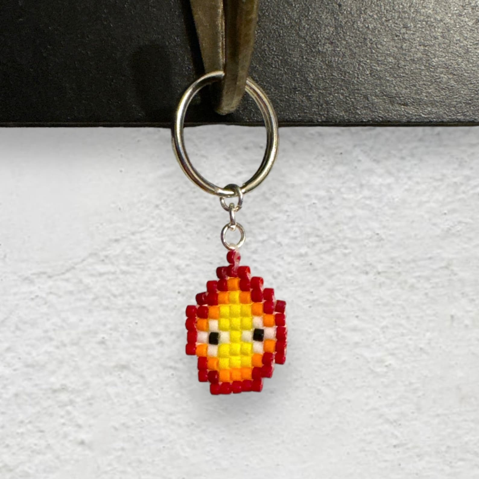 Calcifer Keychain | Howl's Moving Castle | Handmade | Nerdy Gifts ...