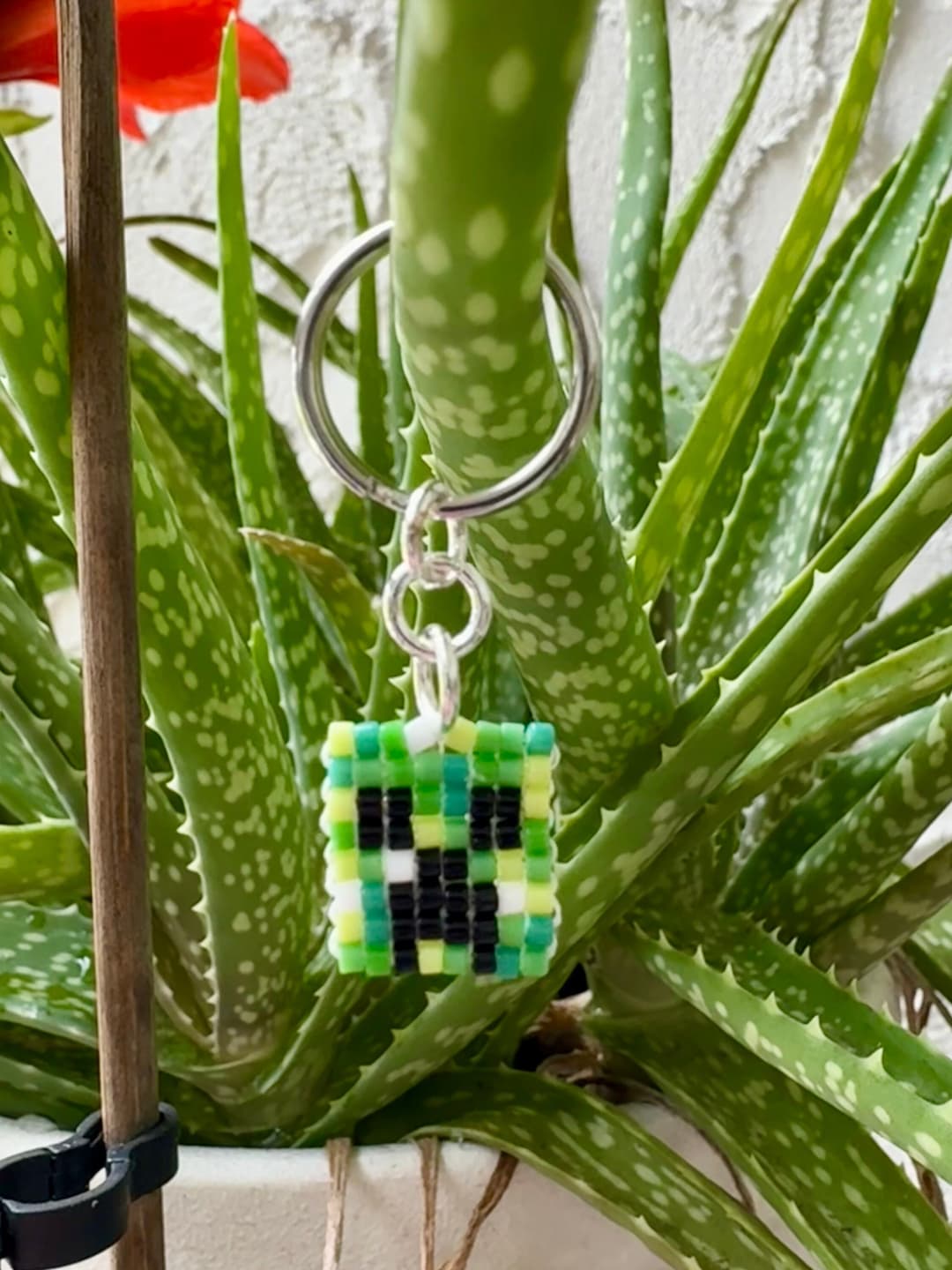 Creeper Keychain | Minecraft | Handmade | Nerdy Gifts | Pixel ...