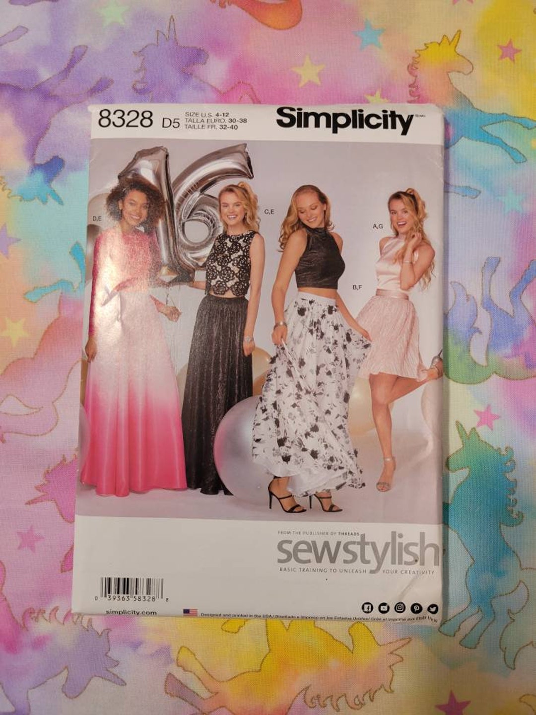 Simplicity Sewing Pattern 8328. Women's Dress Size 4-12 - Etsy