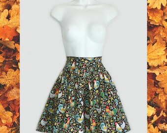 Chicken Print Skirt - Etsy