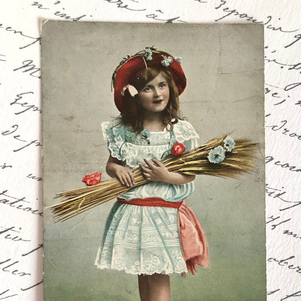 Little Girl Postcard - Etsy