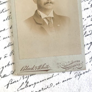 Antique CDV, Photograph of Handsome Young Man, Real Photo, Victorian ...