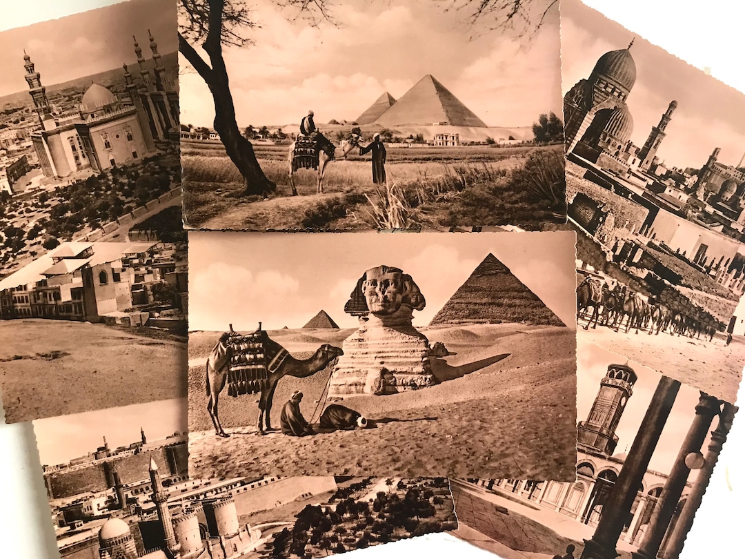Vintage Postcards, Cairo, Egypt, 16 Real Photograph Postcards in ...