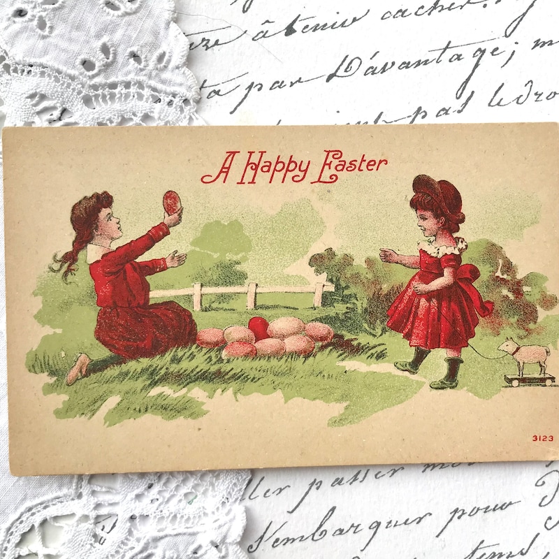 Easter Postcard - Etsy