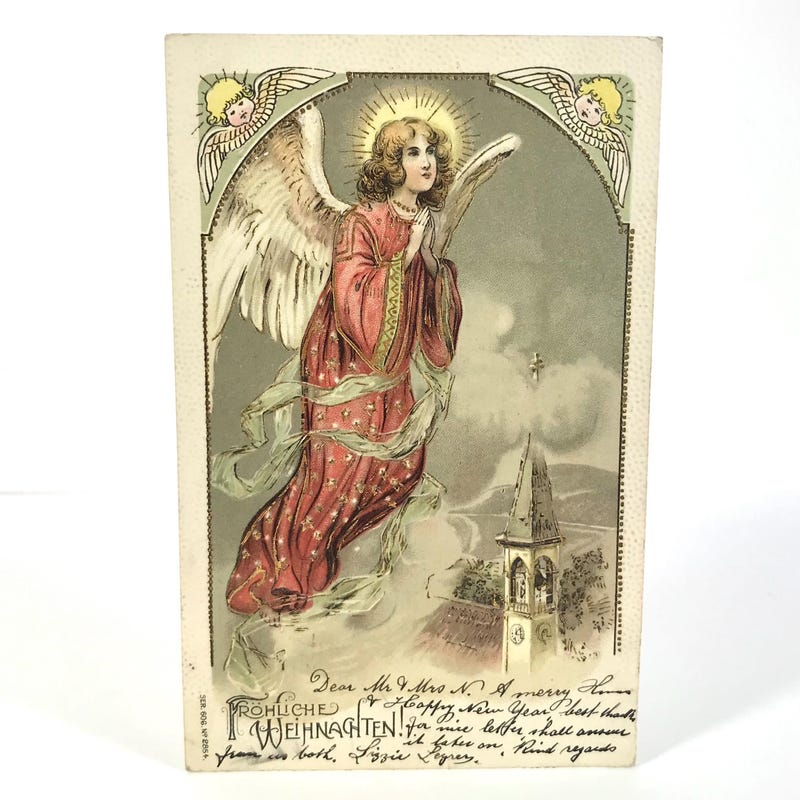 Angel Postcard - Etsy