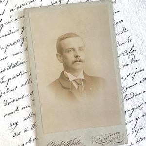 Antique CDV, Photograph of Handsome Young Man, Real Photo, Victorian ...