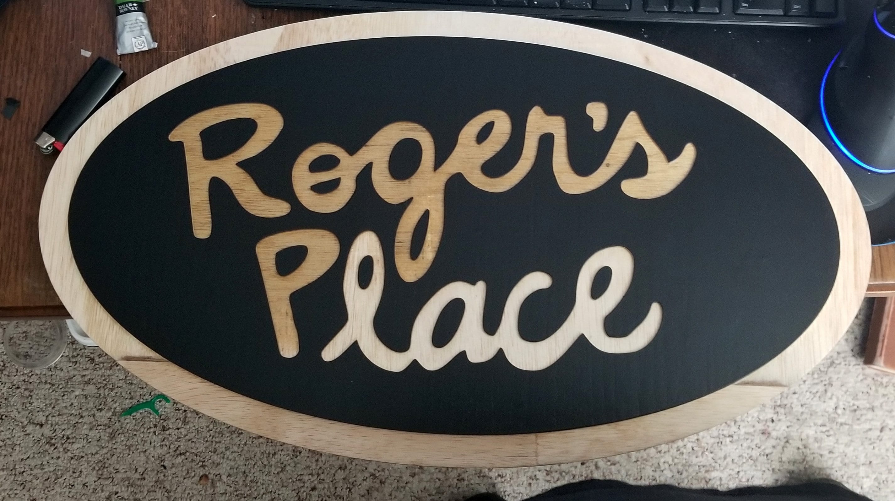 Roger's Place Wooden Sign - American Dad - Etsy