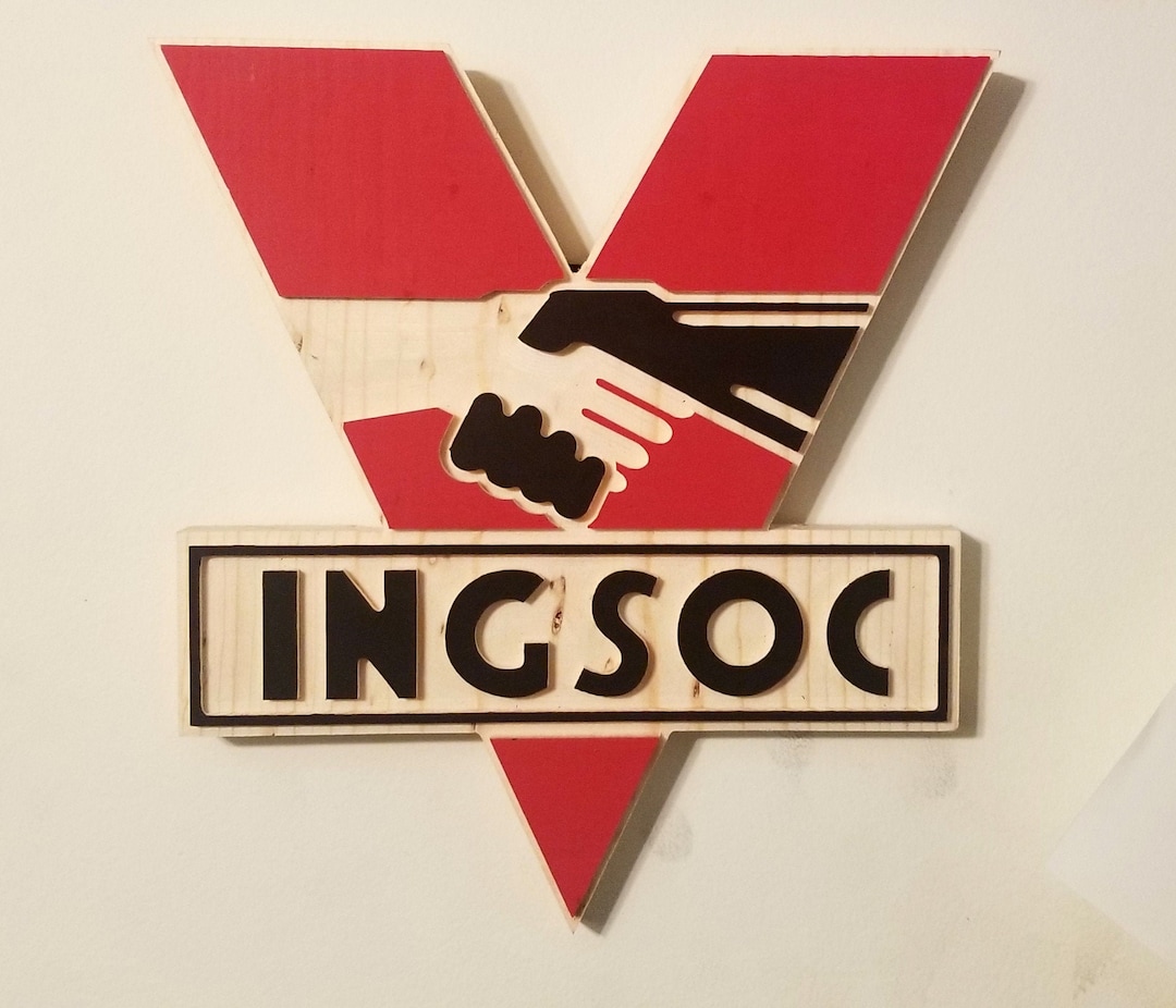 Ingsoc Wood Sign 1984 - Etsy