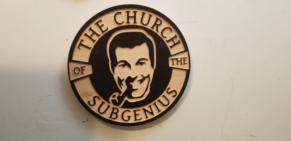 The Church of the Subgenius Wood Sign | Etsy