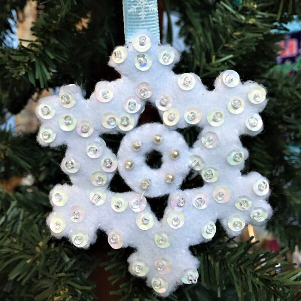 Felt Snowflake - Etsy