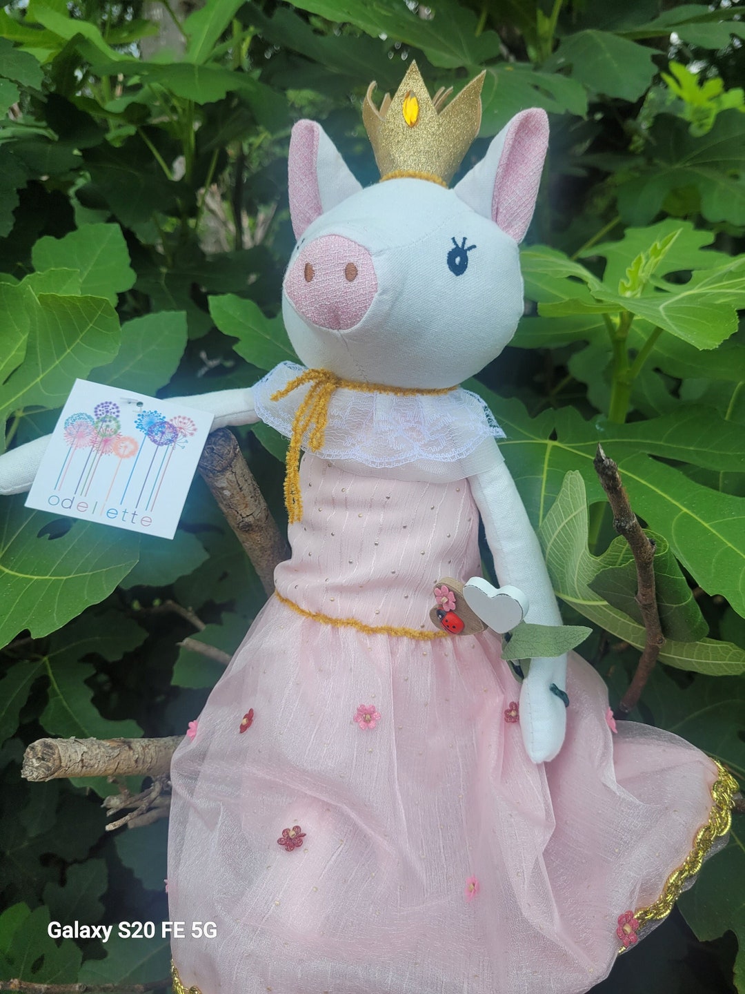 Princess Pig Doll - Etsy
