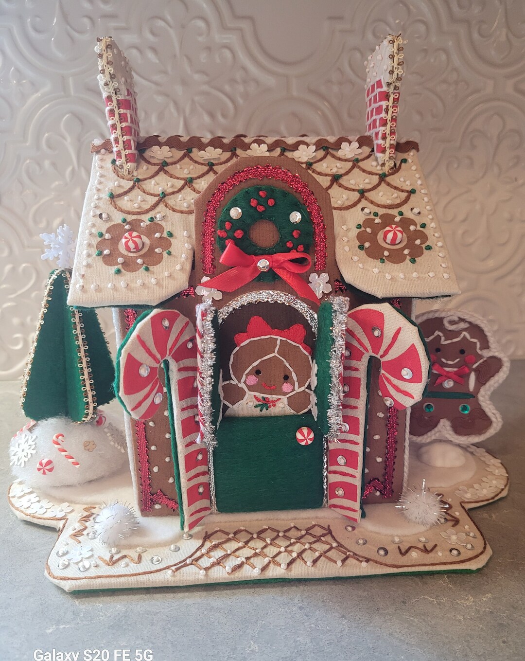 Christmas Gingerbread House, Christmas Decor - Etsy