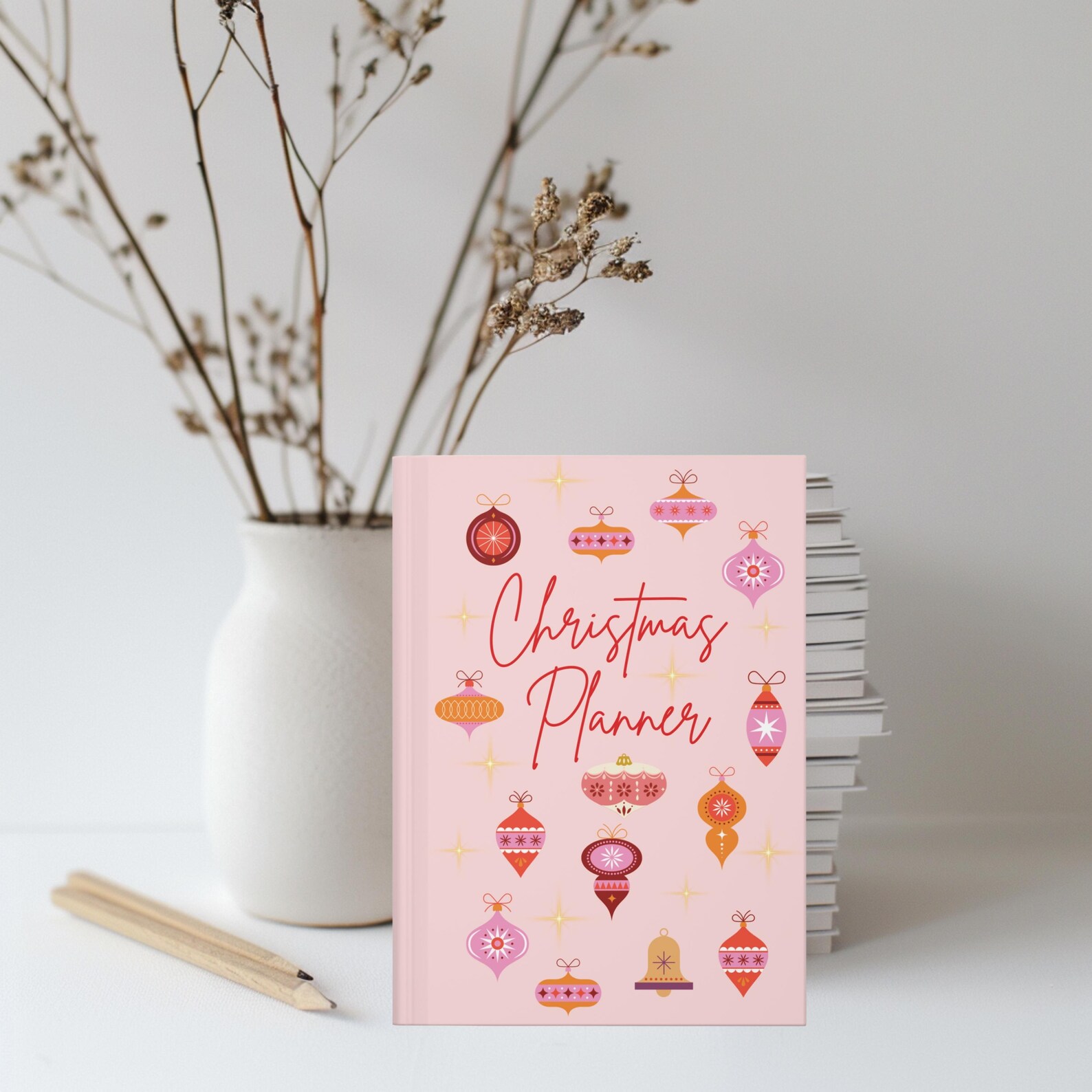 Retro Christmas Planner – Holiday Organizer Notebook | Personalized ...