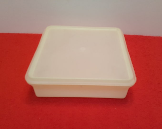 Vintage Tupperware Square Container With Lid / Tupperware #514 With ...