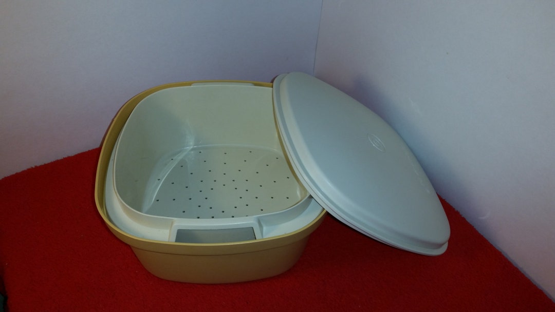 Vintage Tupperware Microwave Steamer Set 3 Pieces, Tupperware #887 ...
