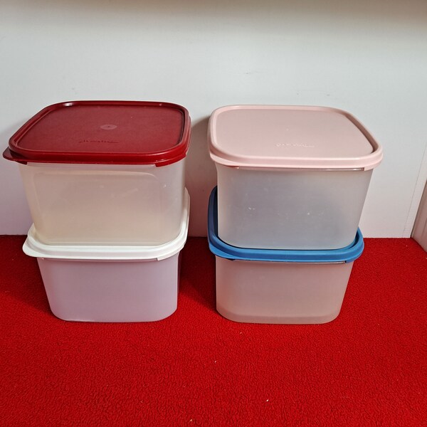 Square Tupperware - Etsy