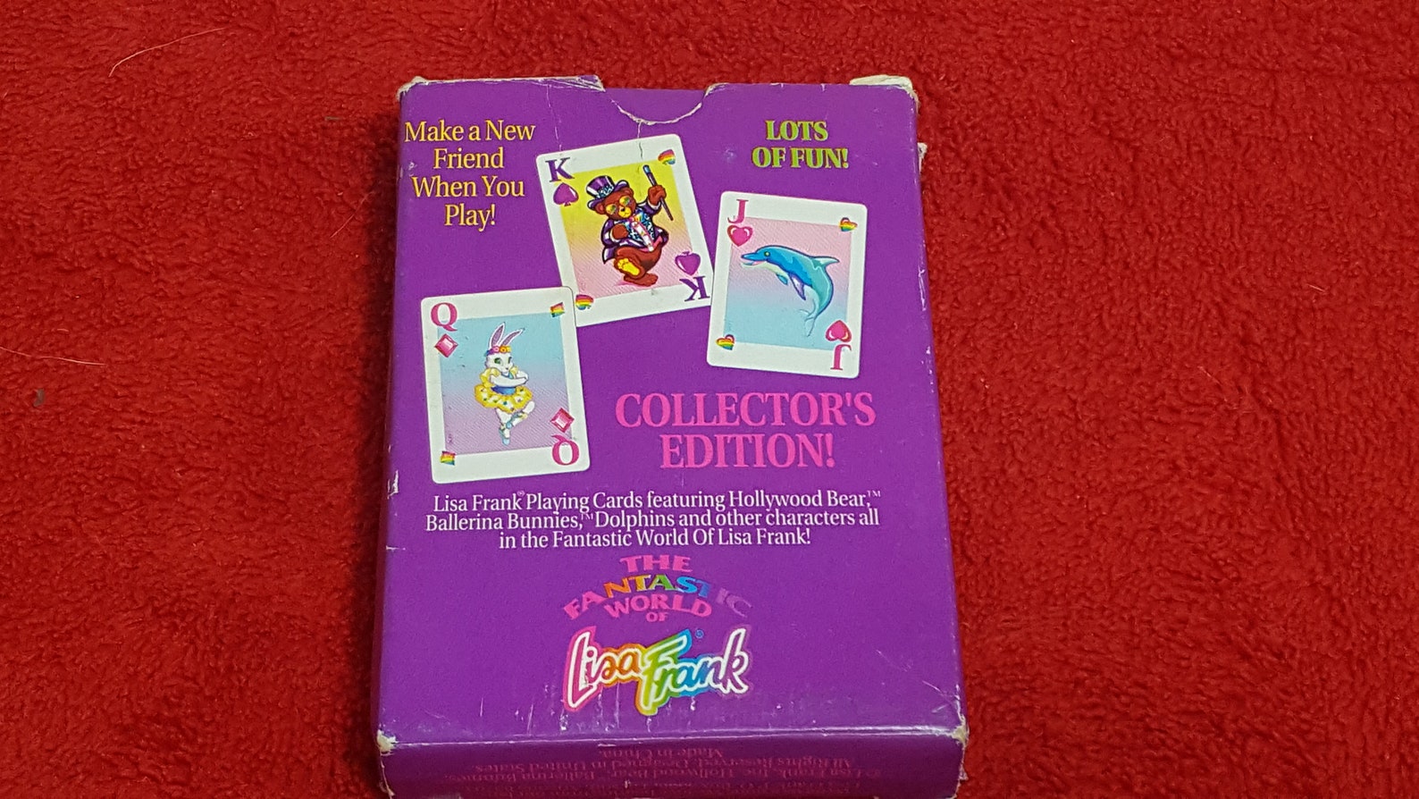 Vintage Lisa Frank Playing Card, Full Set, Box, Jokers and Bonus ...