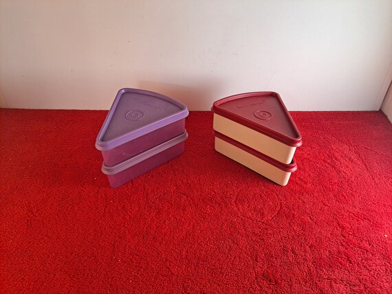Vintage Tupperware Pie Containers Set of 2 Individual Piece - Etsy