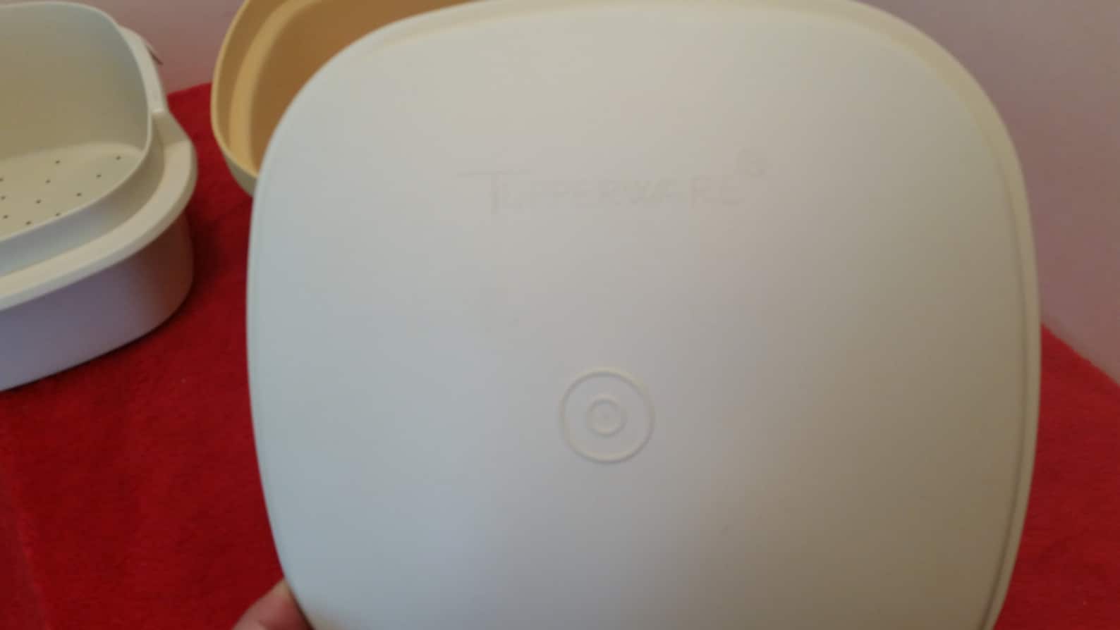 Vintage Tupperware Microwave Steamer Set 3 Pieces, Tupperware 887, 888 ...