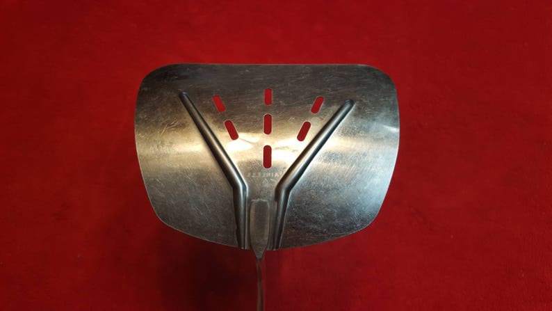 Vintage Foley Wide Spatula, Stainless Slotted Spatula, Curved Spatula ...