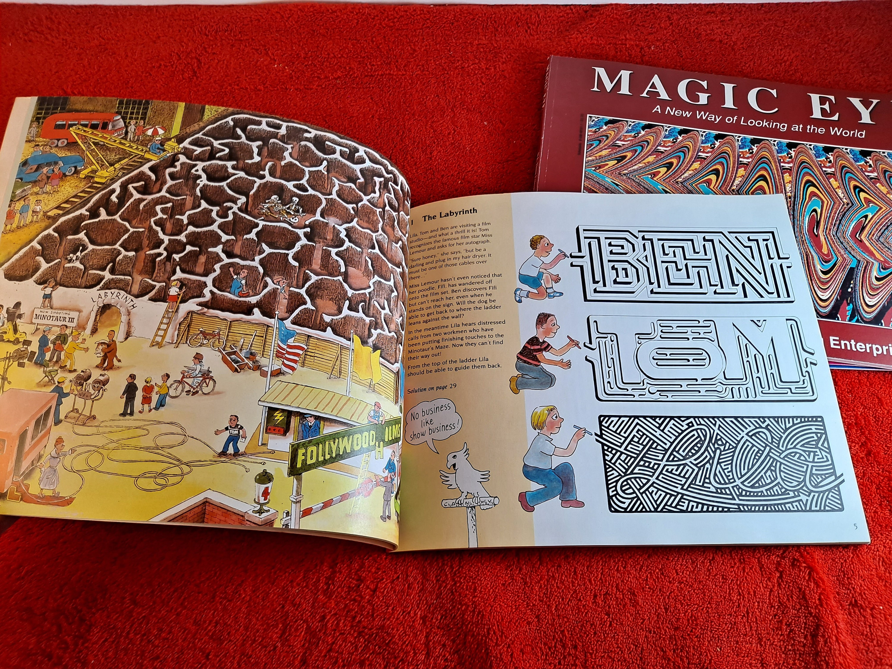 Vintage Magic Eye Book Eye Illusions 3D Illusions and - Etsy Ireland