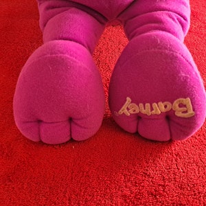 Vintage Talking Barney Doll, Large Barney Doll, Large Barney, Barney ...