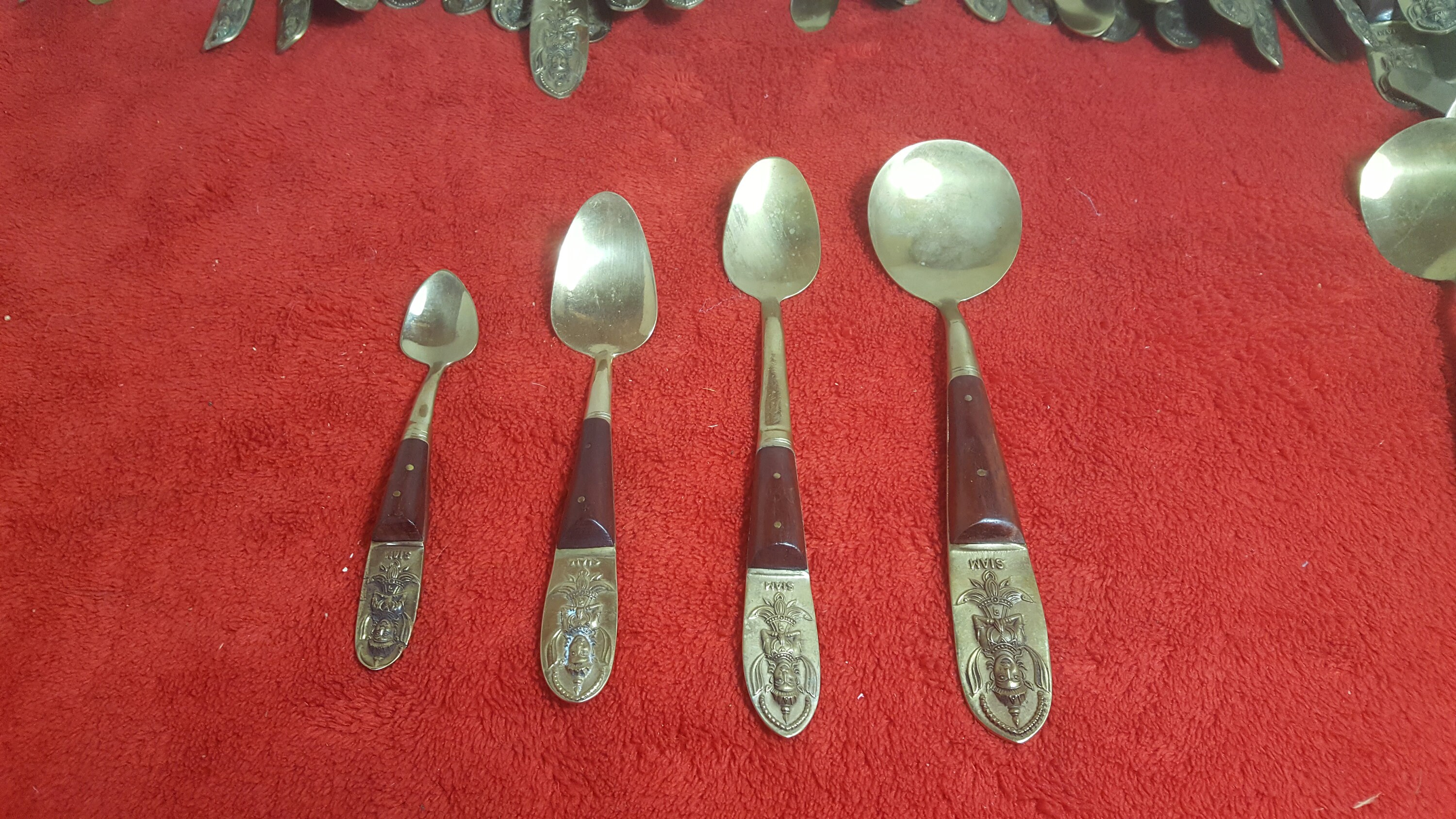 Vintage Siam Thailand Flatware Silverware Full Set 144 - Etsy