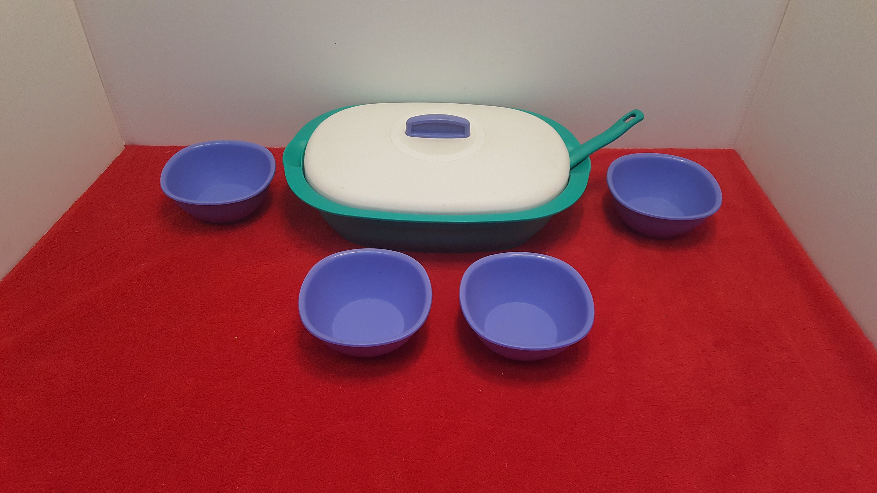 Vintage Tupperware Legacy Serving Dish Tupperware Microware - Etsy