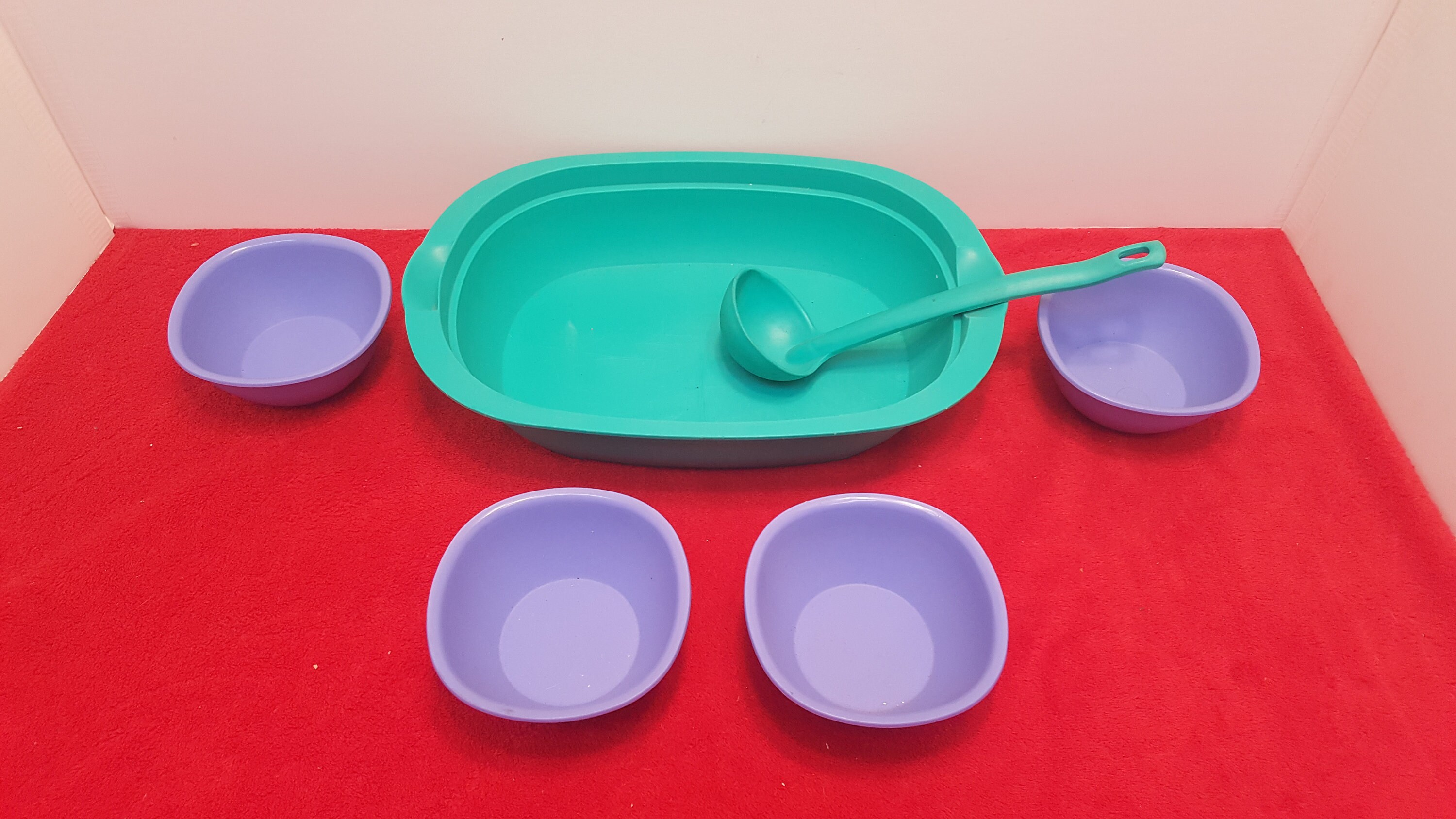 Vintage Tupperware Legacy Serving Dish Tupperware Microware - Etsy